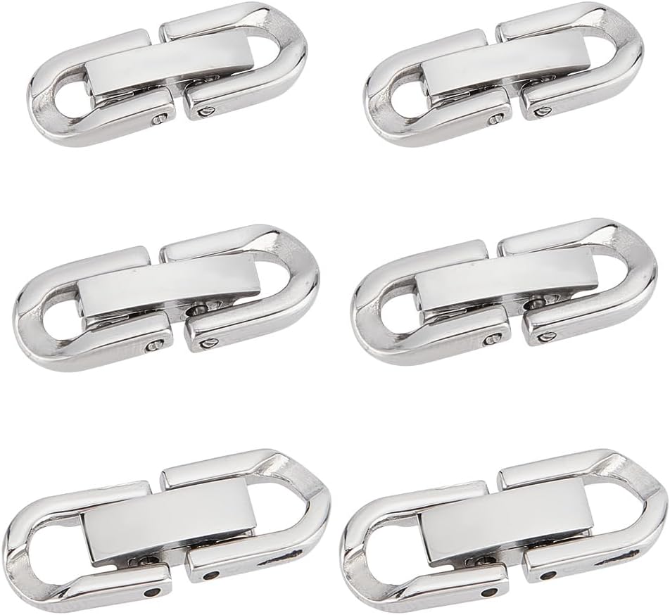 Amazon.com: GOMAKERER 6 Pcs 3 Sizes 304 Stainless Steel Fold Over ...