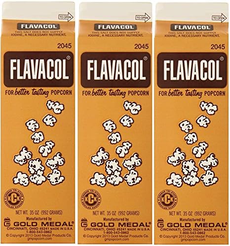 Amazon.com : Gold Medal Prod. 2045 Flavacol Seasoning Popcorn Salt 35oz ...