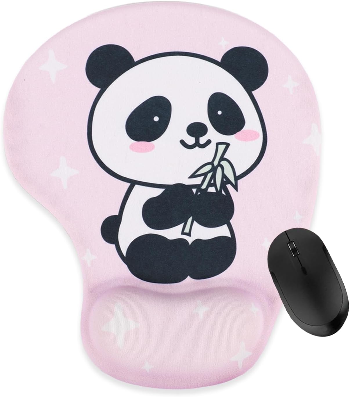 Amazon.com: Panda Ergonomic Mouse Pad with Wrist Rest,Wrist Protected ...