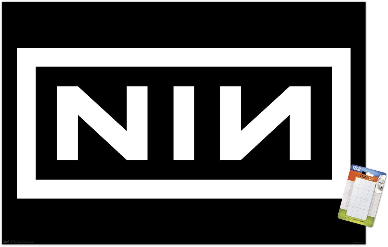 Amazon.com: Trends International Nine Inch Nails-Logo Clip Wall Poster ...