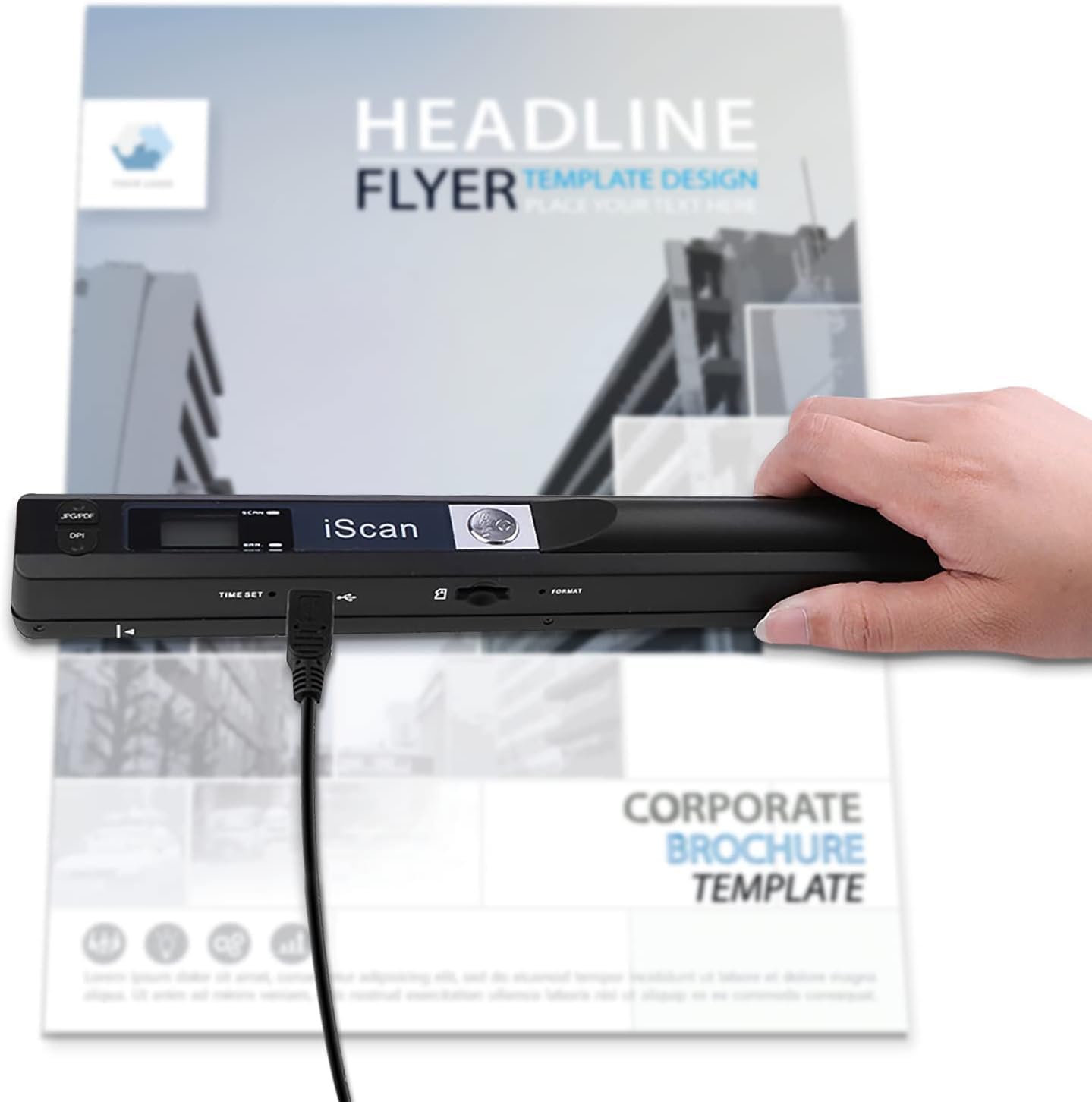 Amazon.com: Portable Scanner, Handheld Scanner for Business, Photo ...