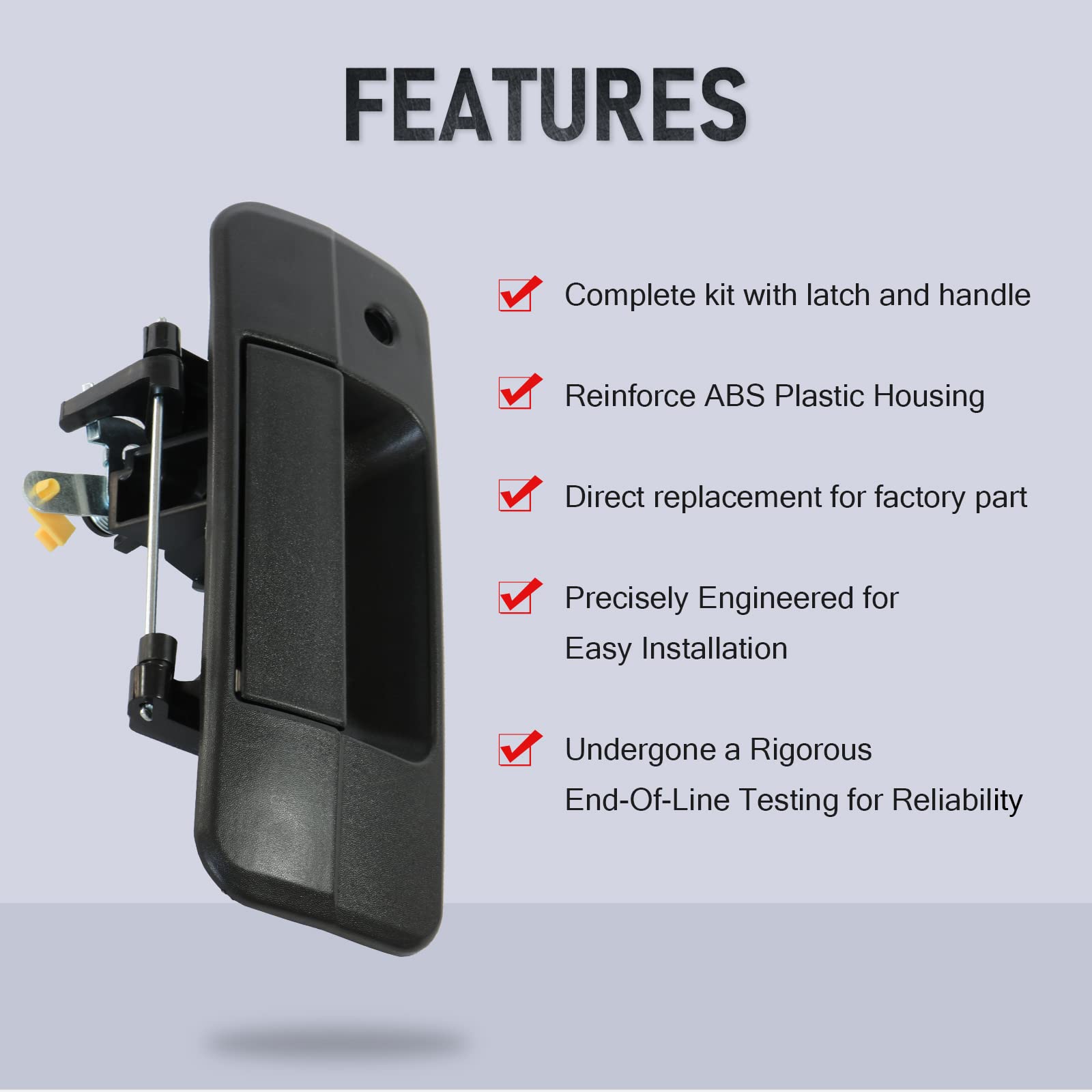 Tailgate Latch OmoZone Tailgate Handle Liftgate Latch Handle With Key ...