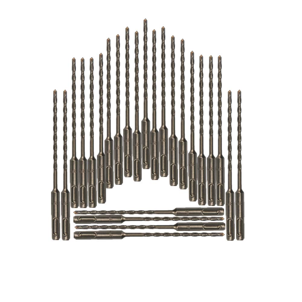 25PC Rotary Drill Bit SDS Plus Bits 3 8 X 8 Masonry Drill Bit Set 25pc-rotary-drill-bit-sds-plus-bits-3-8-x-8-masonry-drill-bit-set