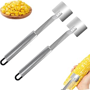 Oslynia 2 Pcs Corn Peeler for Corn on The Cob, Stainless Steel Cob ...