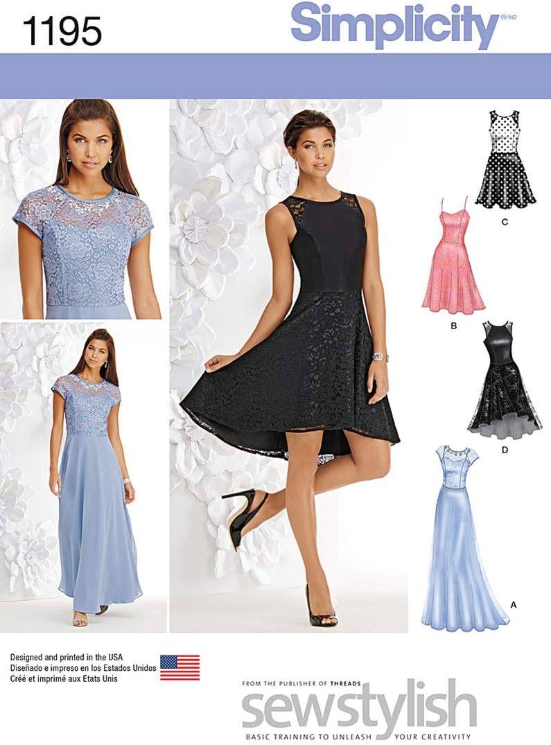 Amazon.com: Burda Ladies Sewing Pattern 6866 Floor Length Evening ...