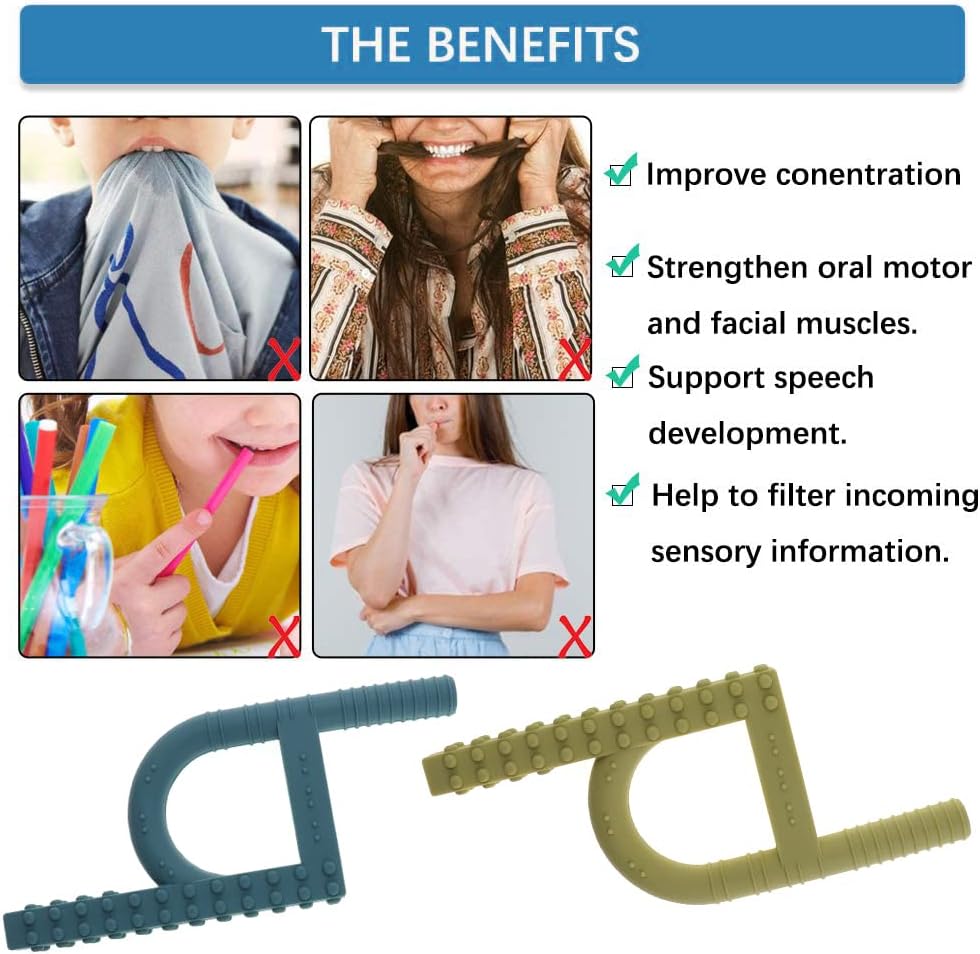 Herramienta sensorial para masticar motor oral, para TDAH, autismo, SPD ...