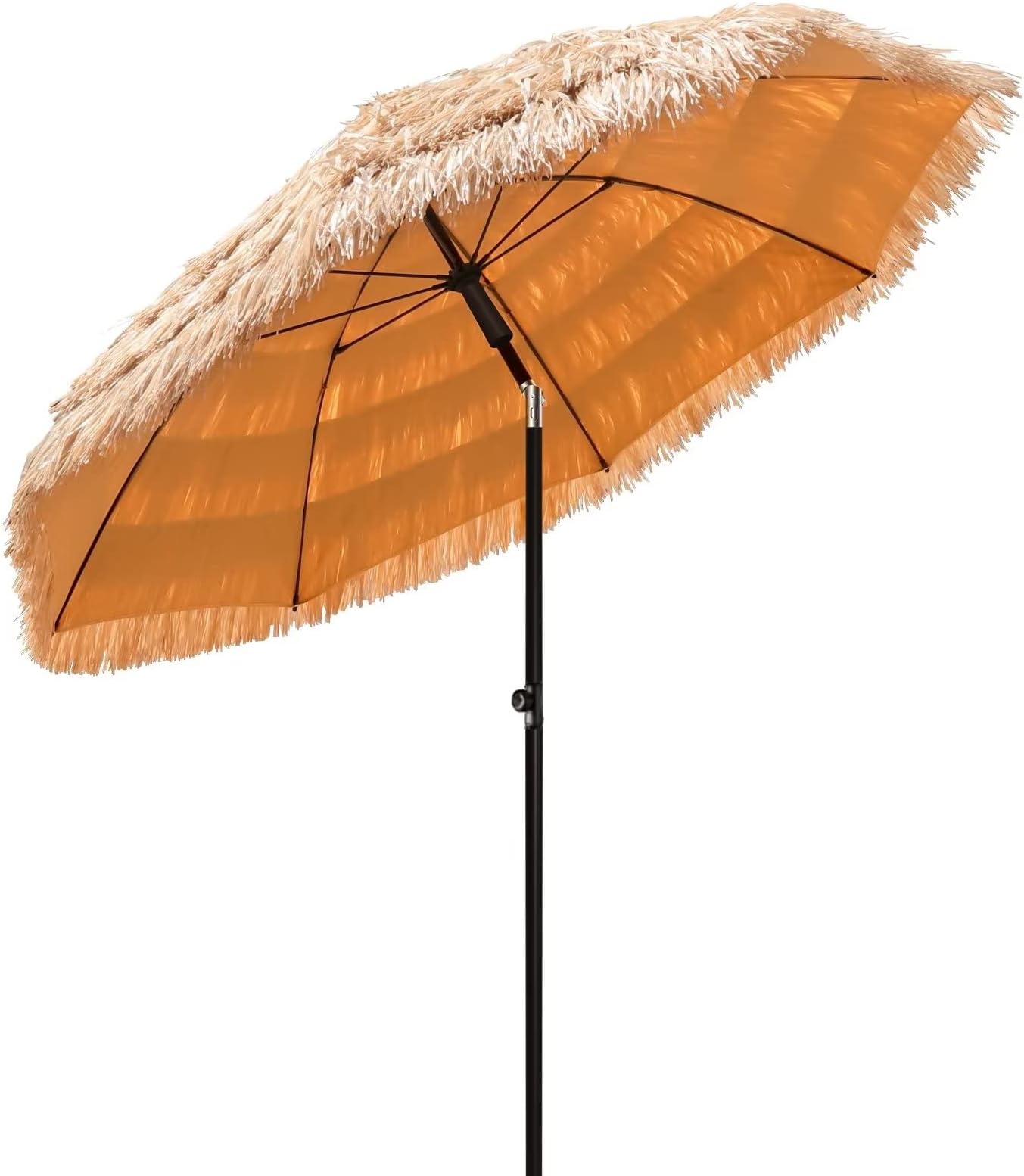 Amazon.com : EasyGo - 8' Thatch Patio Tiki Umbrella Tropical Palapa ...