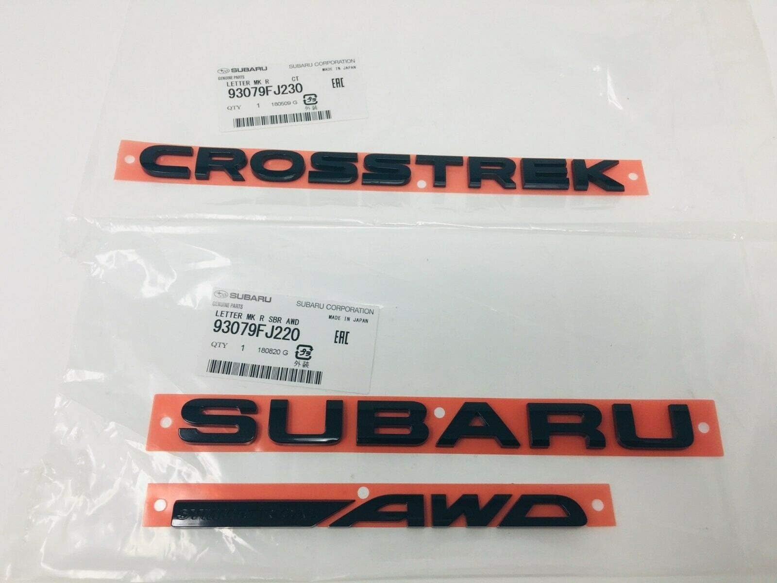 Amazon.com: Subaru XV Crosstrek Rear Badge Emblem / Decal OEM NEW ...