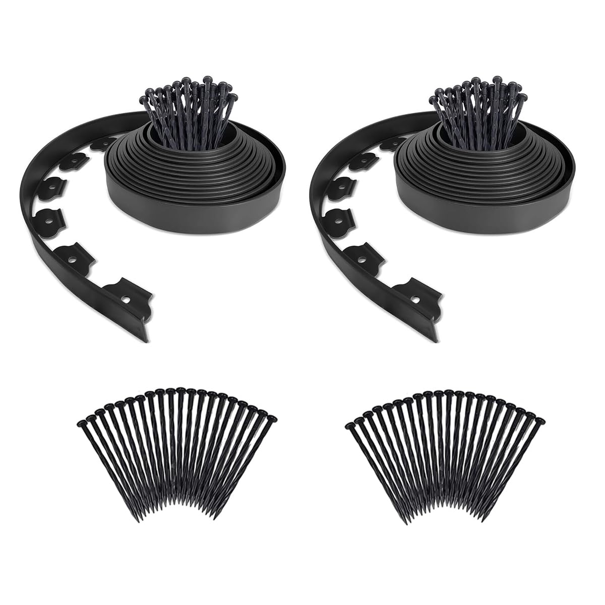 Amazon.com : HOT SEAL 80 FT 2 Inch Tall Garden Landscape Edging Kit ...