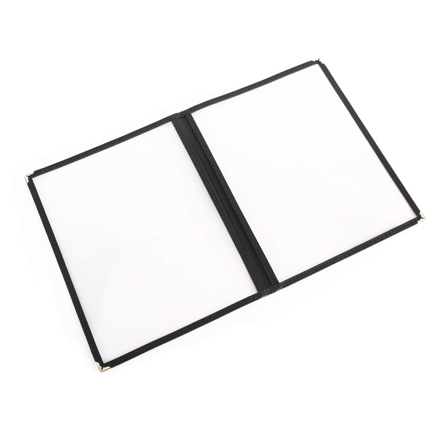 Snapklik.com : Yaekoo 25 Packs Double Fold Menu Covers 2 Page 4 View ...