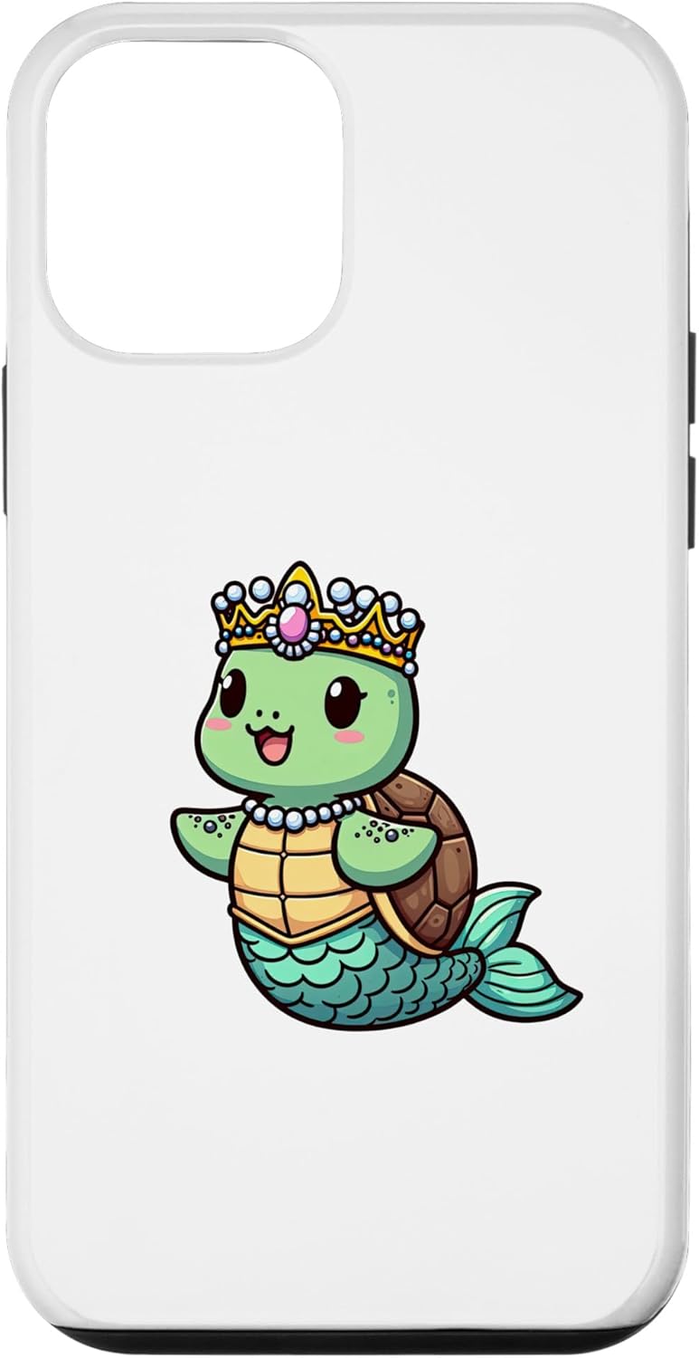 Amazon.com: iPhone 12 mini Sea Turtle Mermaid Reptile Funny Mythical ...