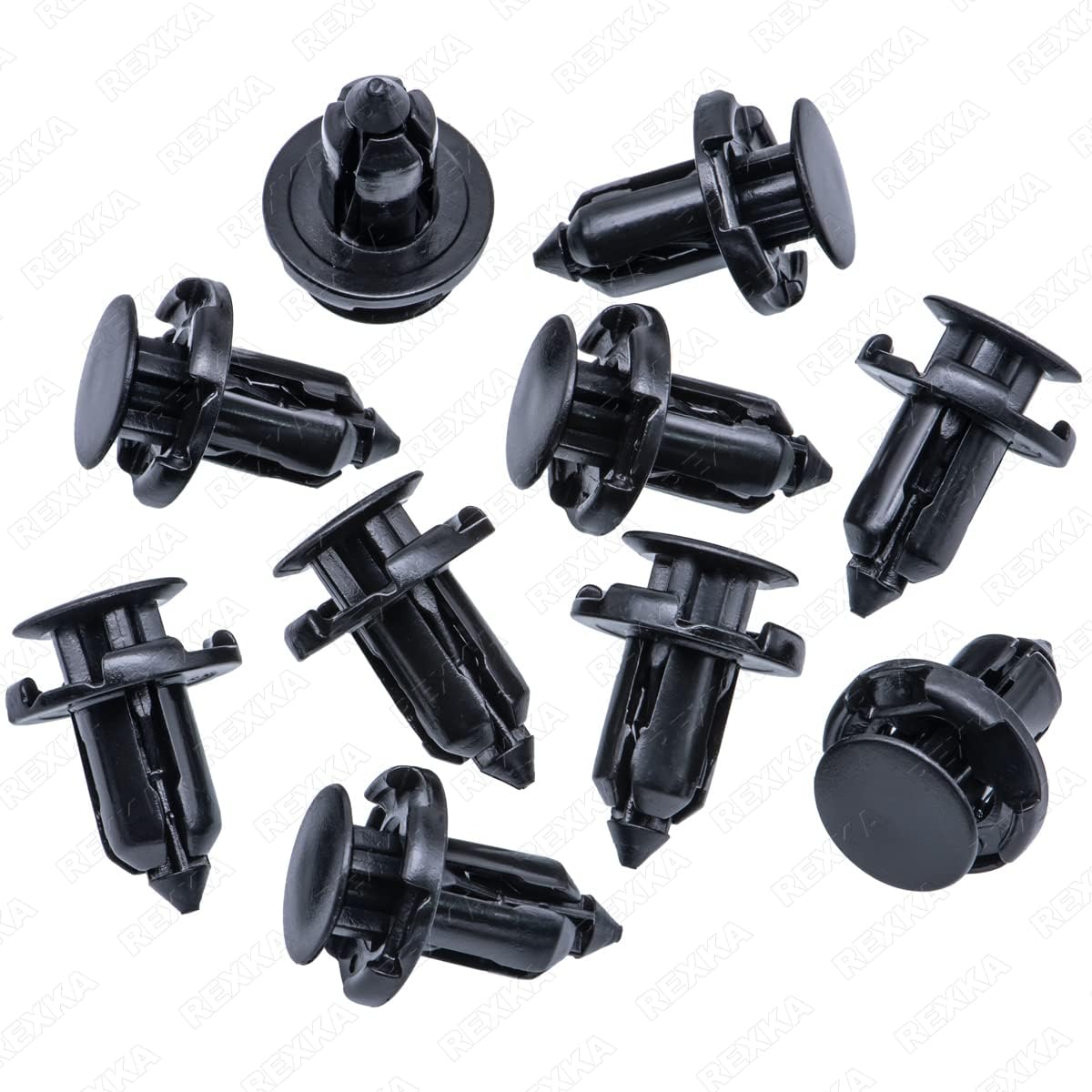 Amazon.com: Rexka 10 pcs Front Fender Bumper Engine Cover Push Type ...