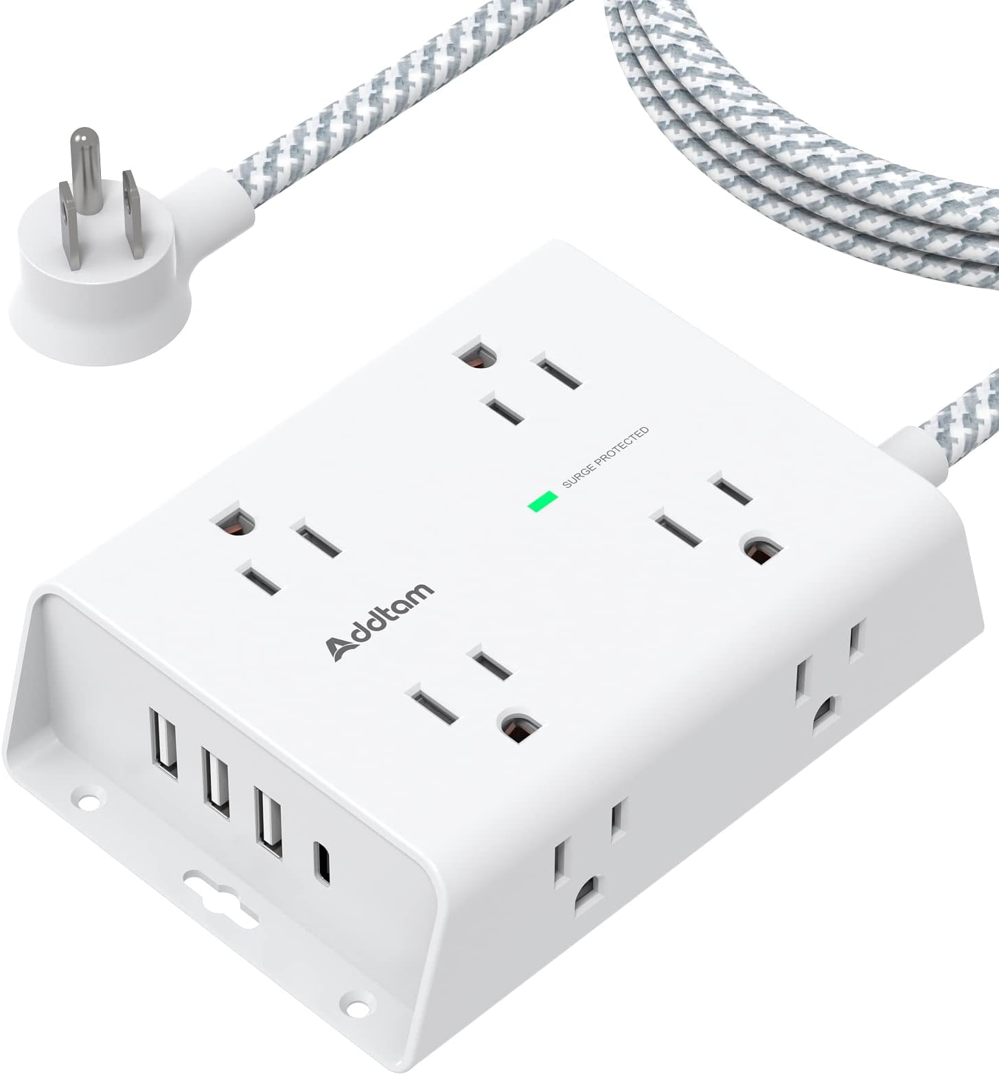 Amazon.com: Surge Protector Power Strip - 9 Widely Spaced Multi Outlets ...