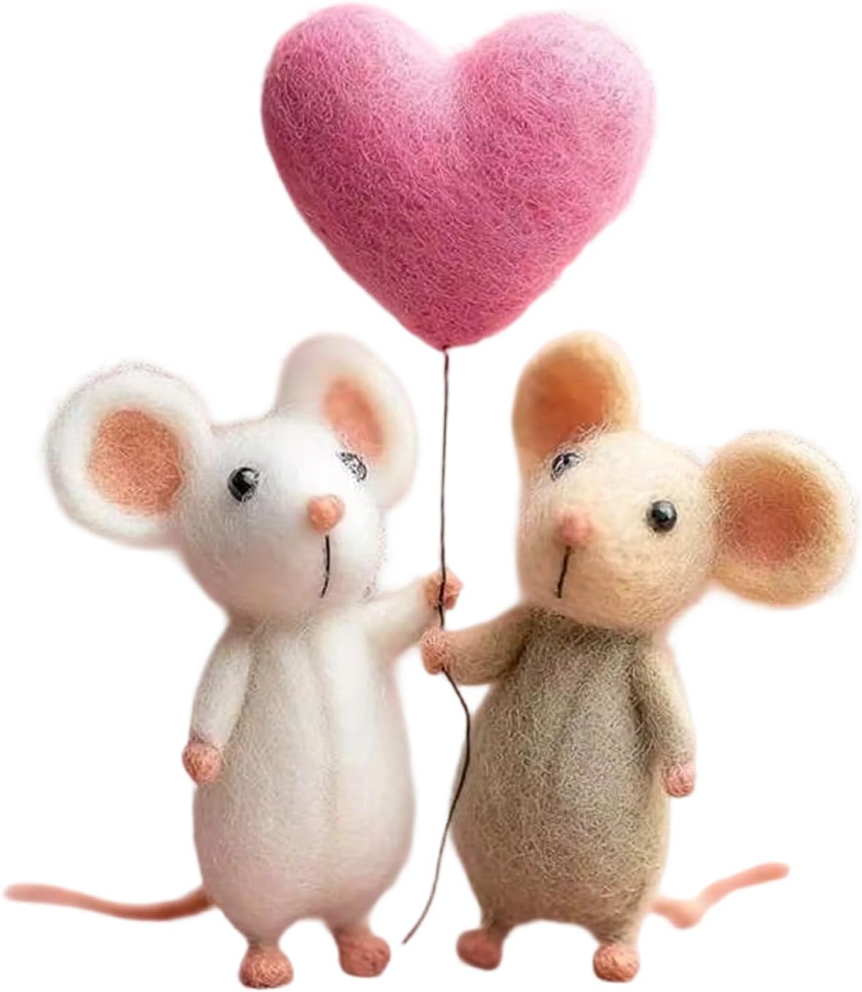 Amazon.com: Needle Felted Mouse | Valentine's Day Gift Animal ...