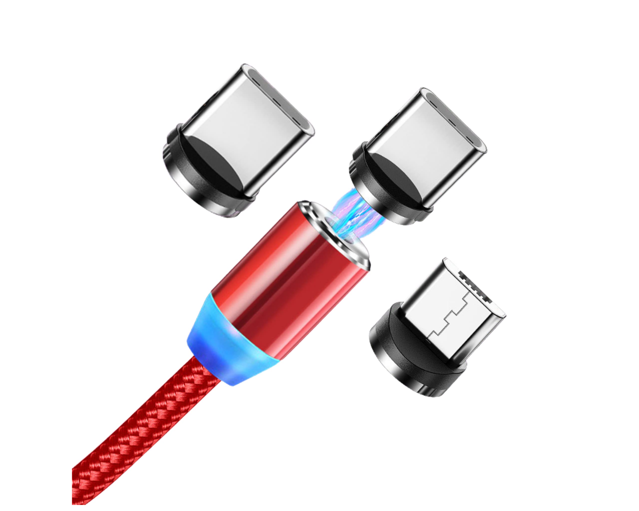 Magnetic Cable Lighting,C Type and Micro(Black) : Amazon.in: Computers ...