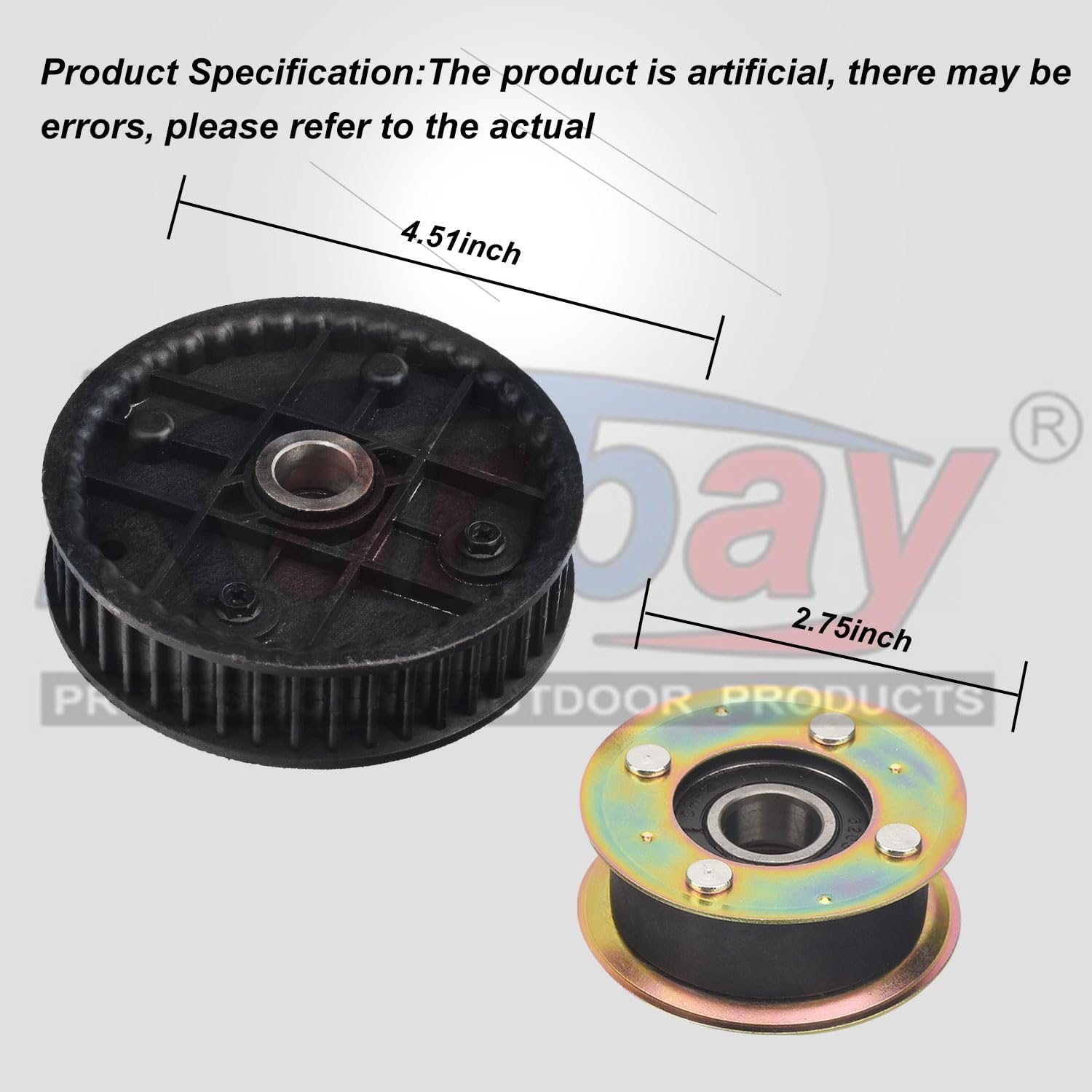 Karbay Kit de polea 131-4529 con correa 120-3335 y piñón 121-9100 para ...