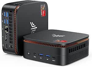 KAMRUI Hyper H1 Mini PC, AMD Ryzen 7 6800H (up to 4.7GHz)Mini Gaming PC ...