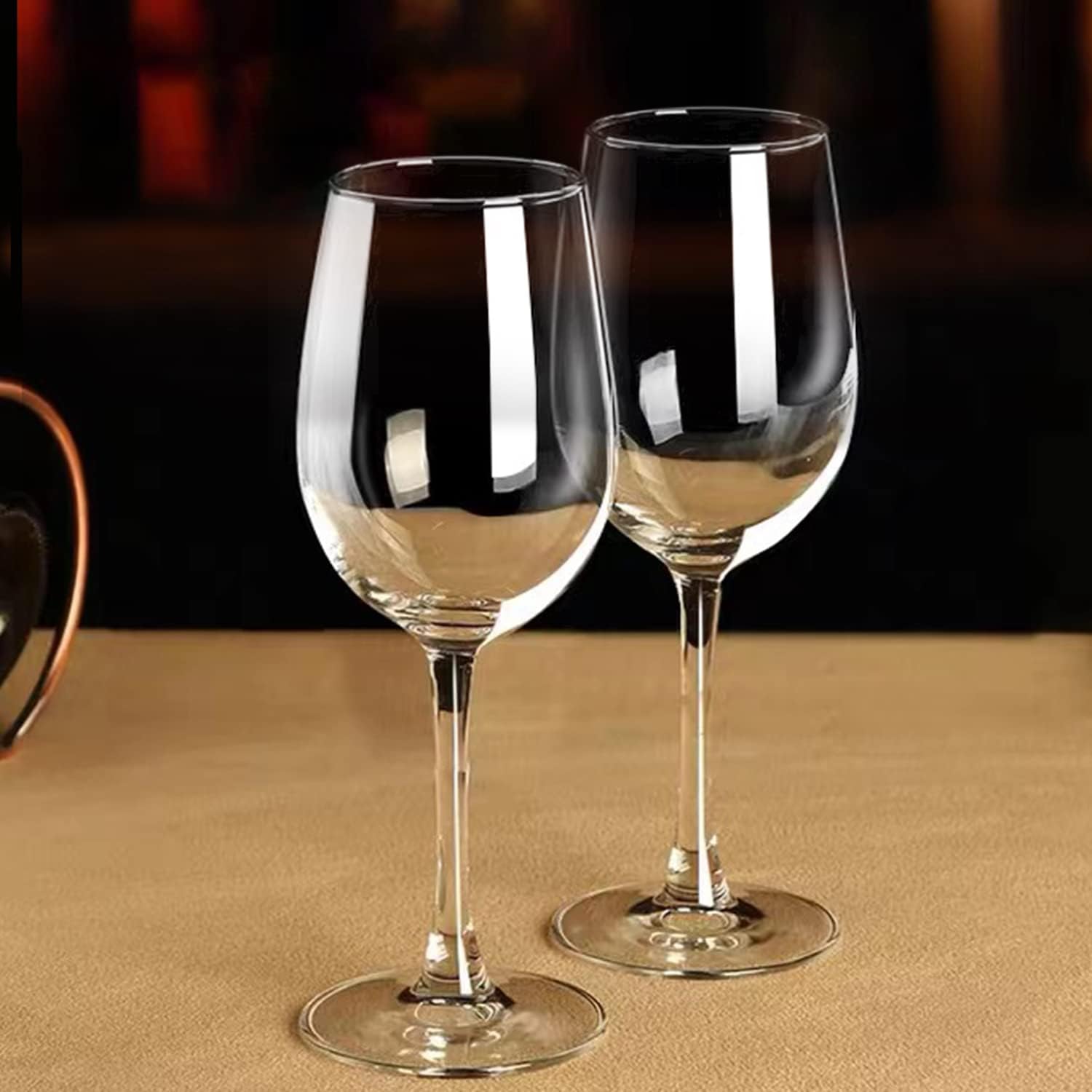 Juego de copas de vino tinto copa de vino transparente de 10 onzas con ...