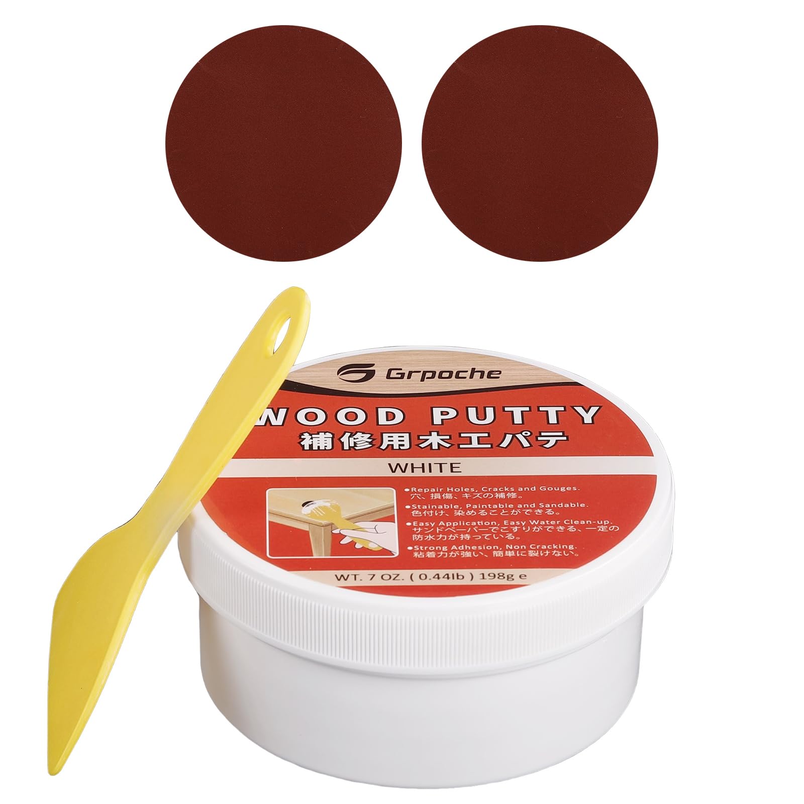 Grpoche Wood Filler White Wood Filler Putty Wood Putty Water-Based Wood ...