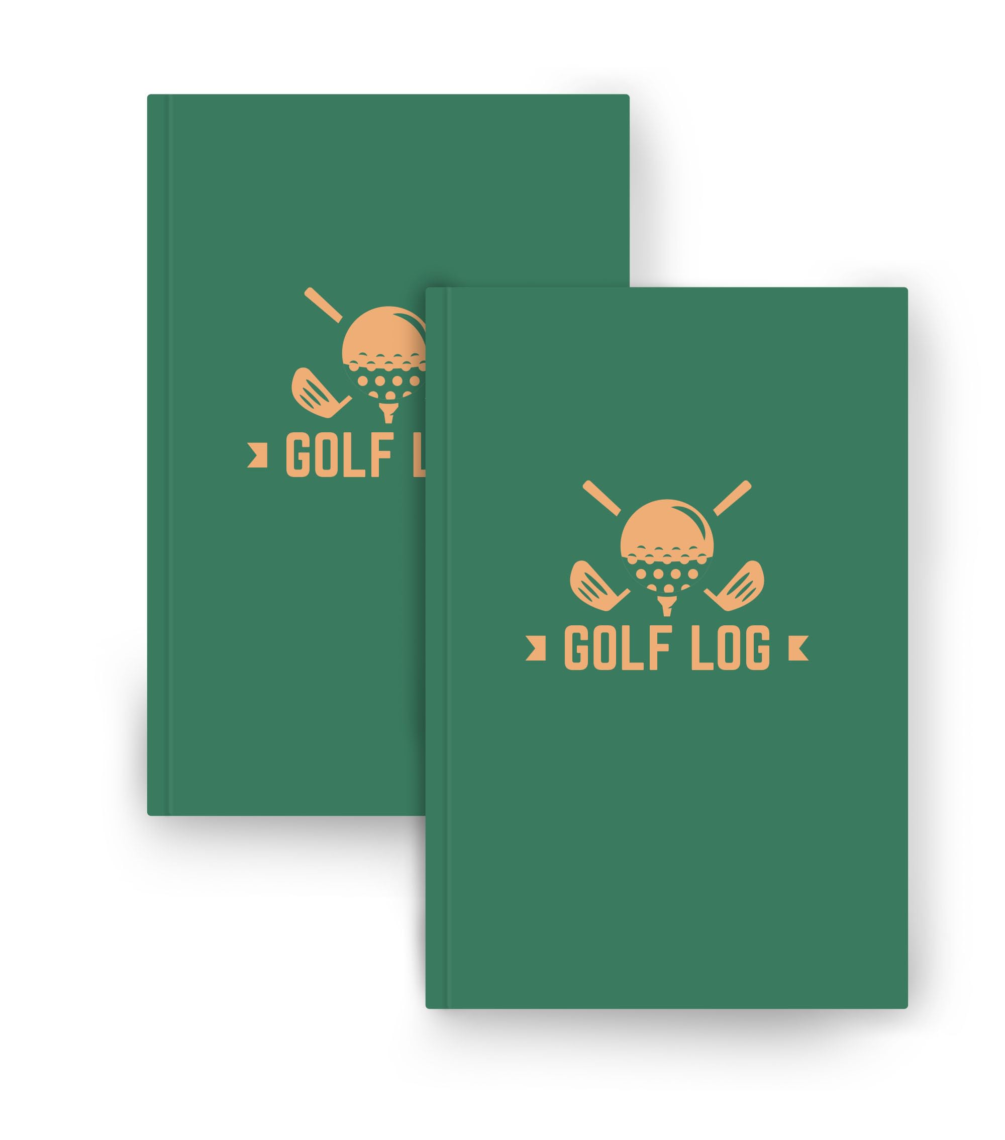 Two Golf Log Pocket Notebooks - Progress Tracker, 50 Detailed Rounds ...