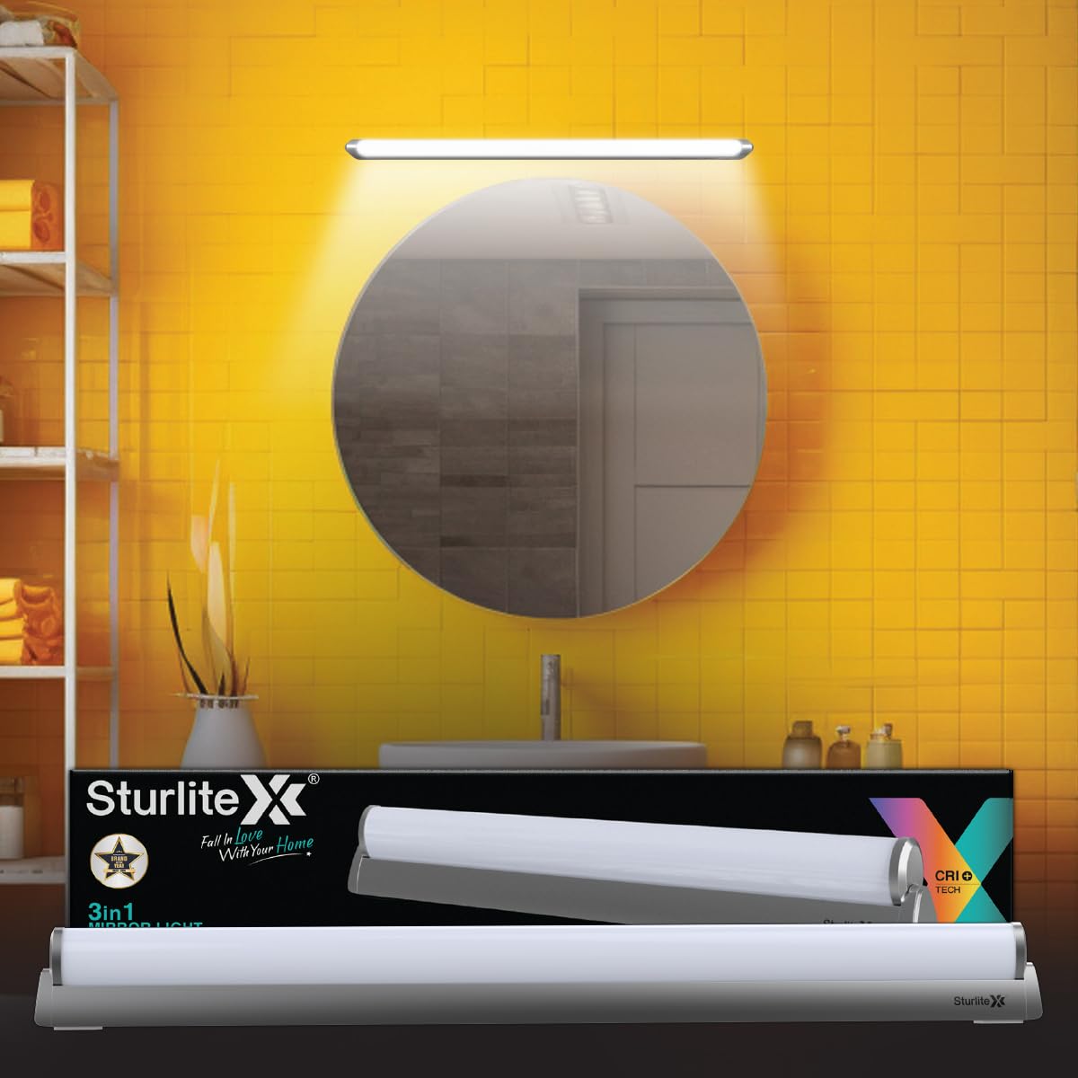 Sturlite Fenix 9W (3in1) LED Mirror Light| Warm, Neutral & Cool White ...