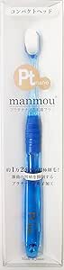 Amazon | Ptnano manmou プラチナナノ万毛歯ブラシ プラチナナノ粒子 万毛歯ブラシ クリアカラー (クリアブルー) | Pt nano | 大人用歯ブラシ 通販