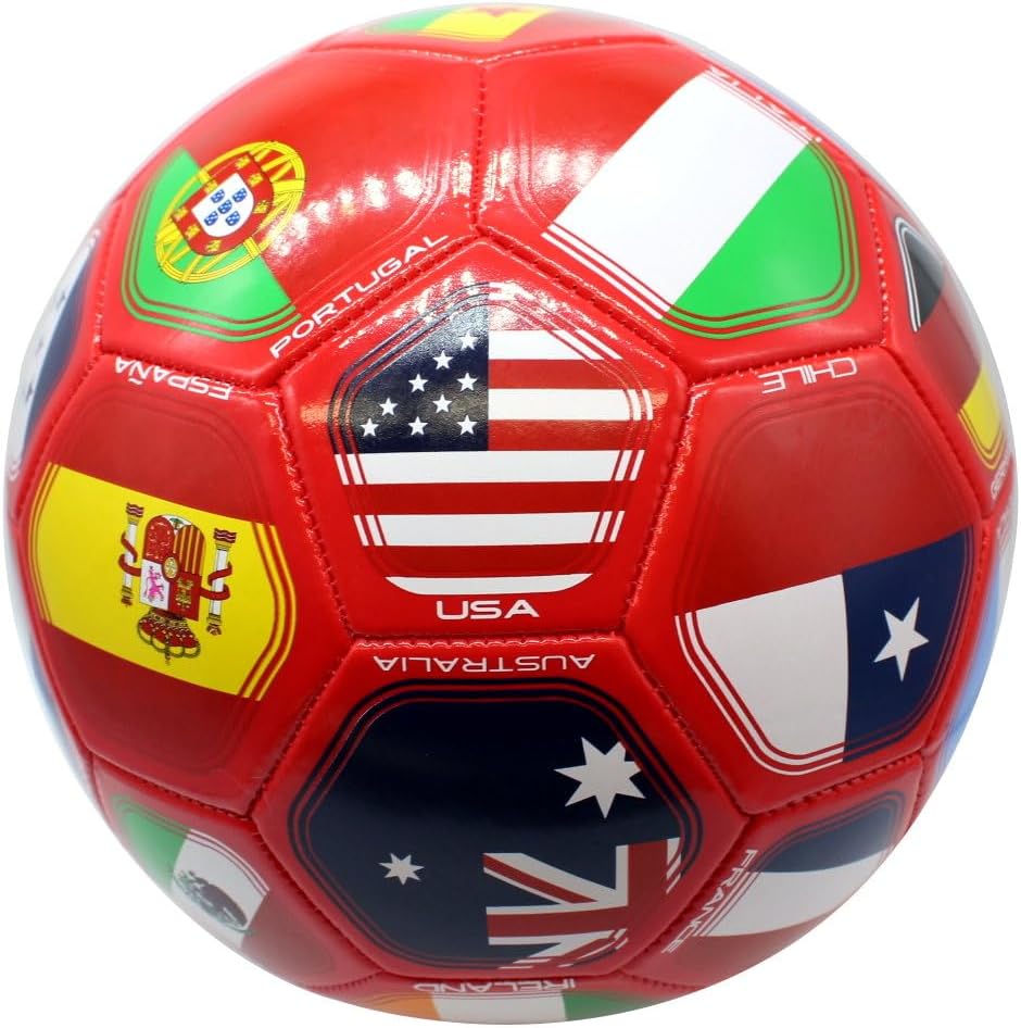 World Cup Country World Flag Training Outdoor Soccer Ball Size 5 Futol ...