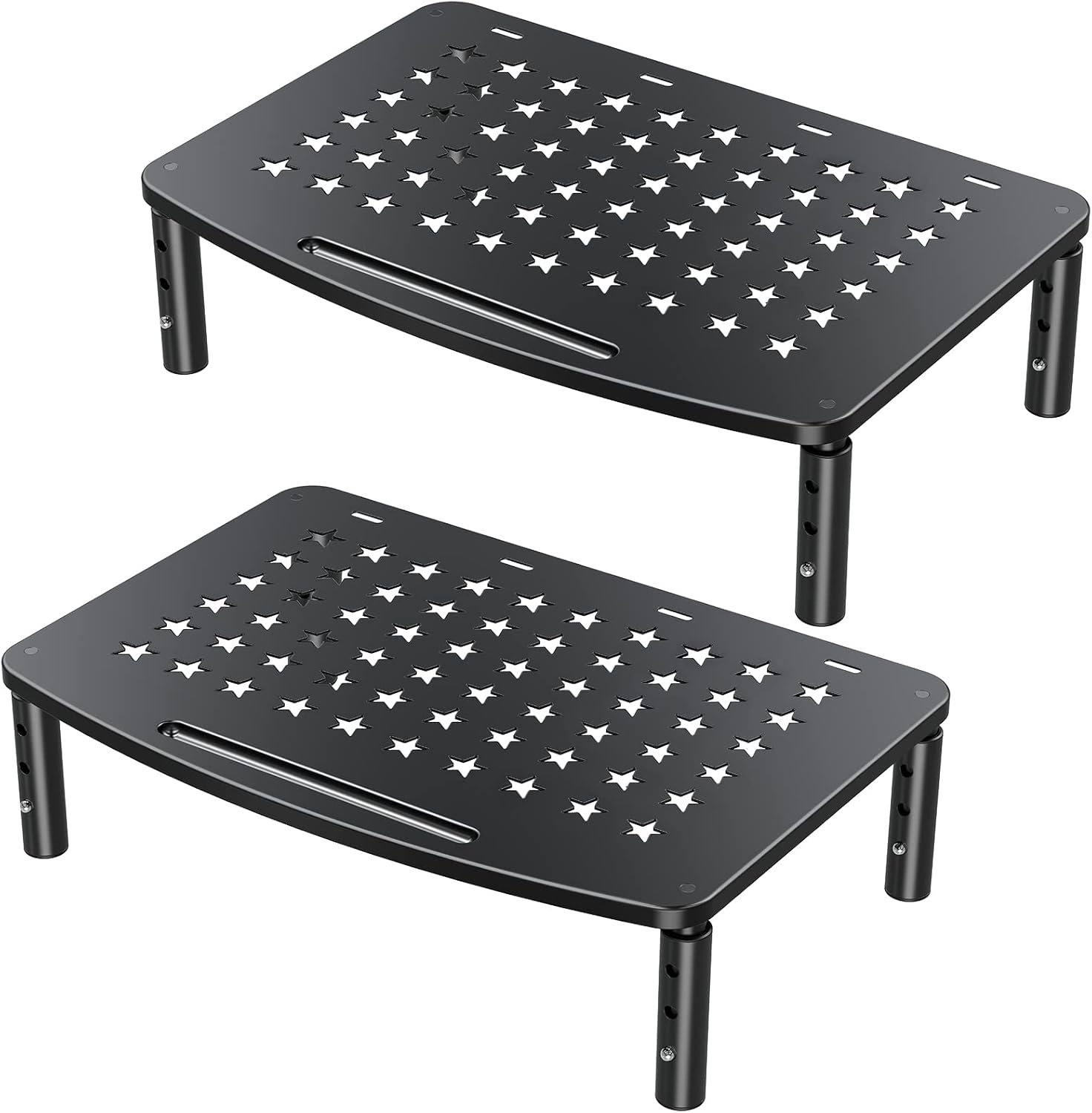 Amazon.com: Zimilar 2 Pack Monitor Sands Risers,? Height Adjustable ...