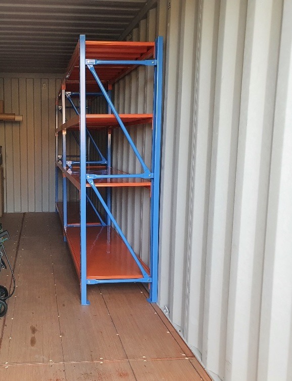 2Mx2M Metal Warehouse Racking Storage Garage Shelving Steel Shelf 800kg ...