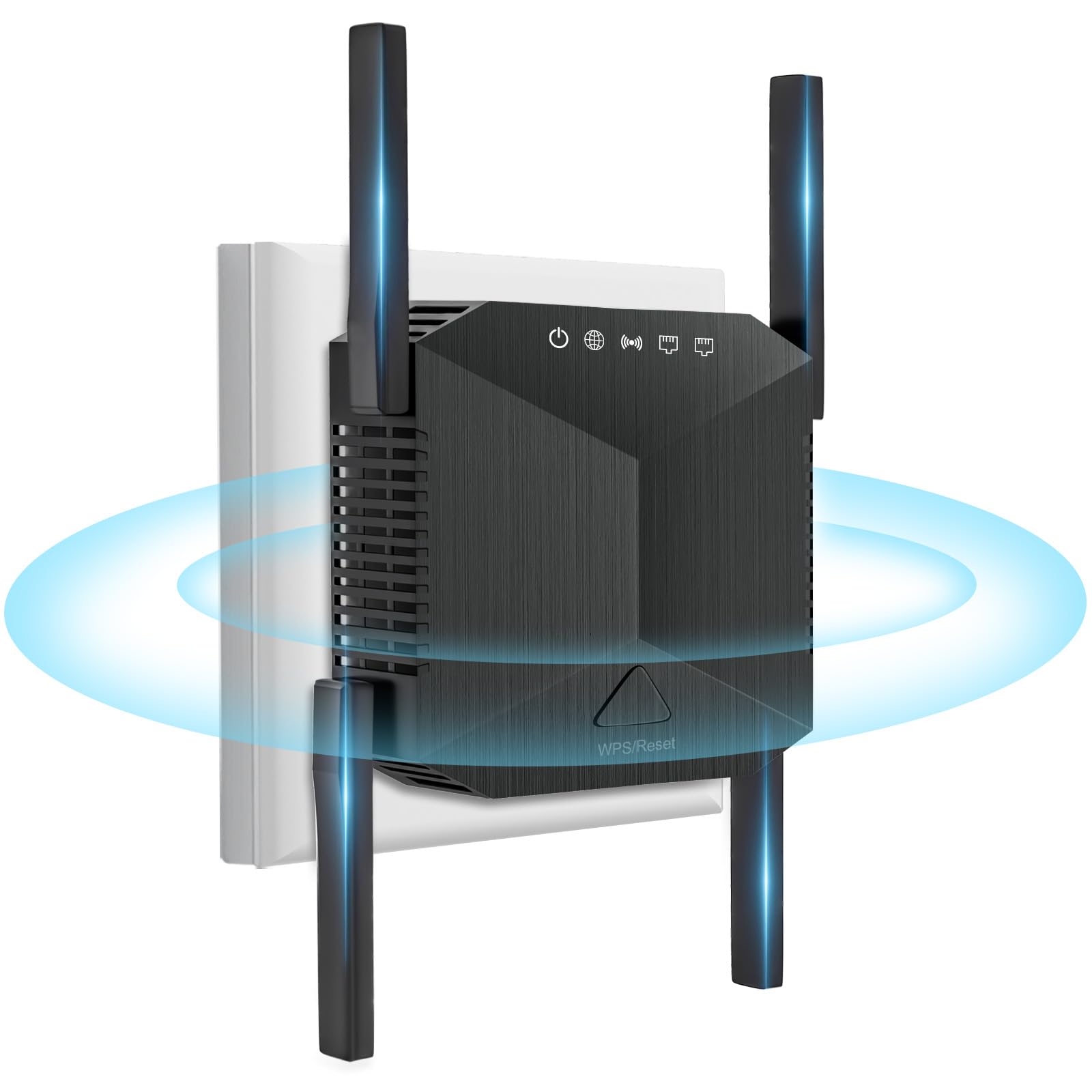 DOBWGXZ Internet Booster, WiFi Extender with Ethernet Port, 4 Antennas ...