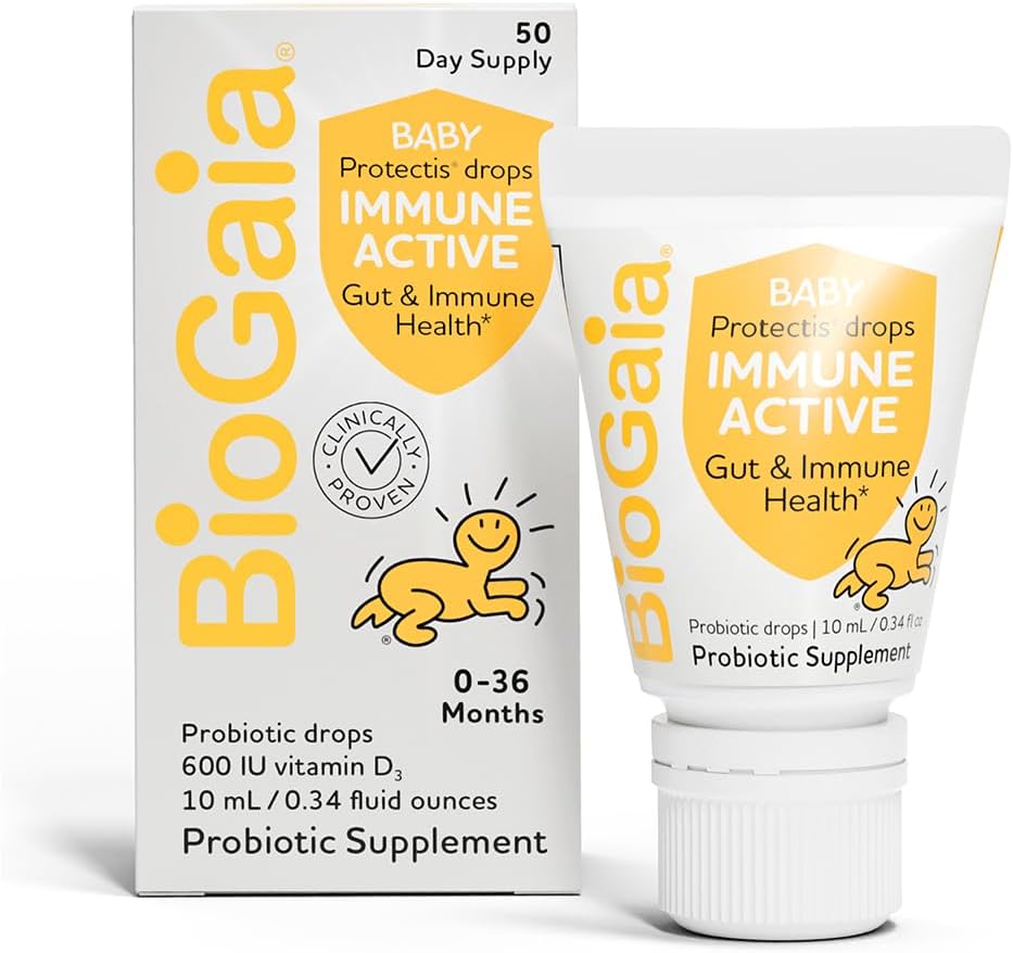 Amazon.com: BioGaia Probiotic Chewable Tablets, Box Simple and Easy Way ...