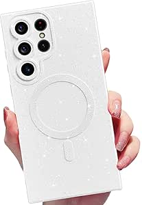 Amazon.com: MINSCOSE for Samsung Galaxy S23 Ultra Magnetic Neon Phone Case[Compatible with ...