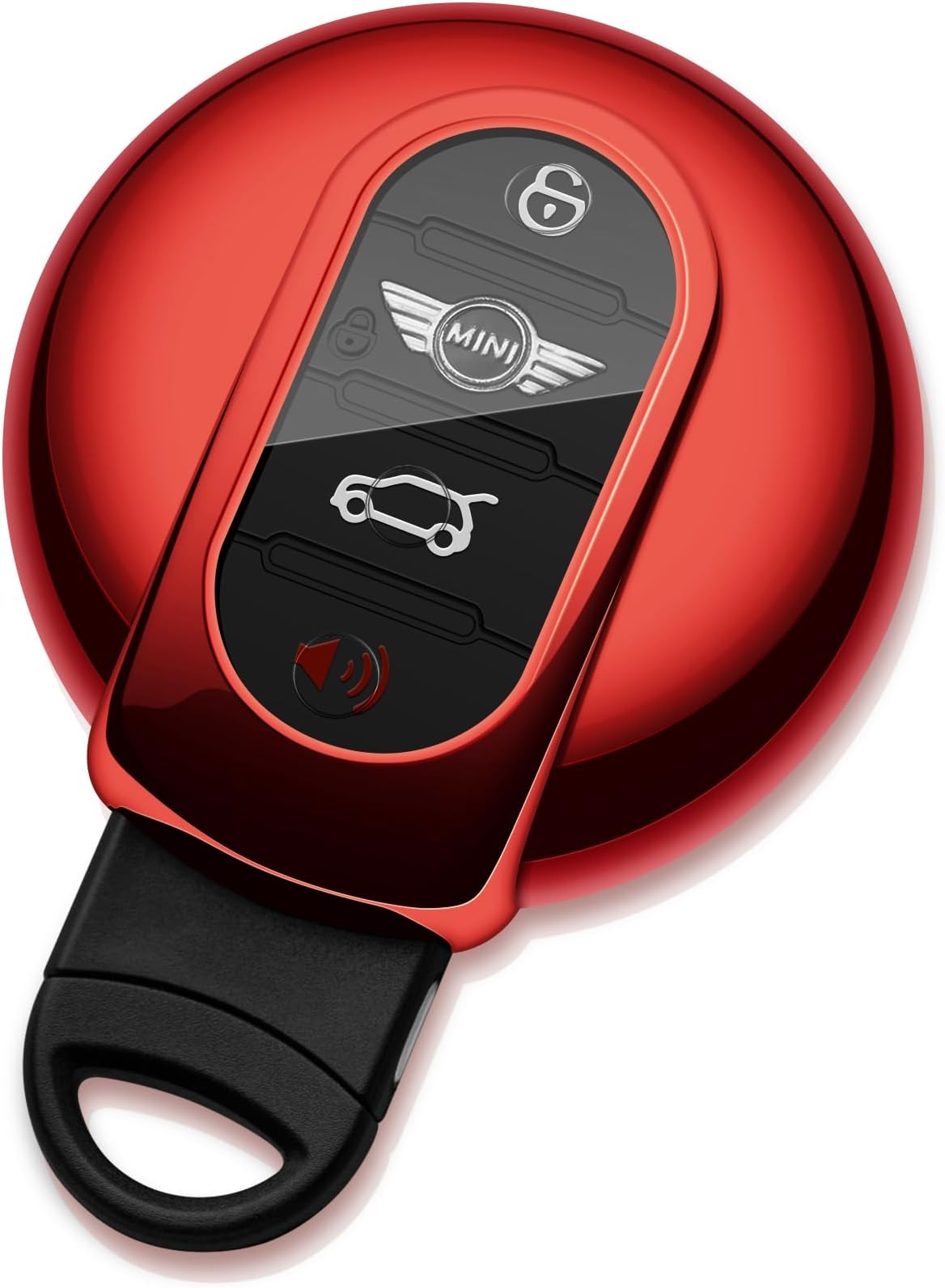 Amazon.com: Tengare Car Key Fob Cover Compatible with Mini Cooper Key ...