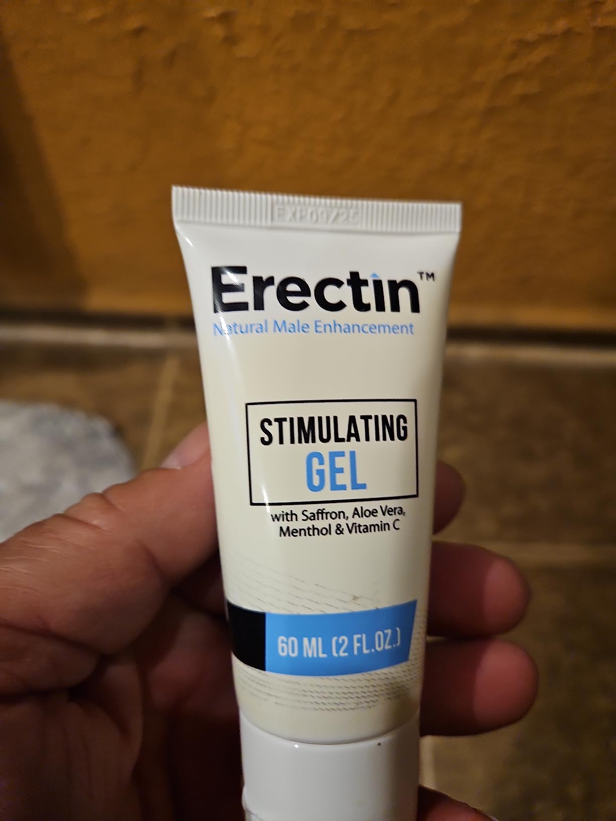 Amazon.com: Gel estimulante de Erectin Gel tópico masculino del realce ...