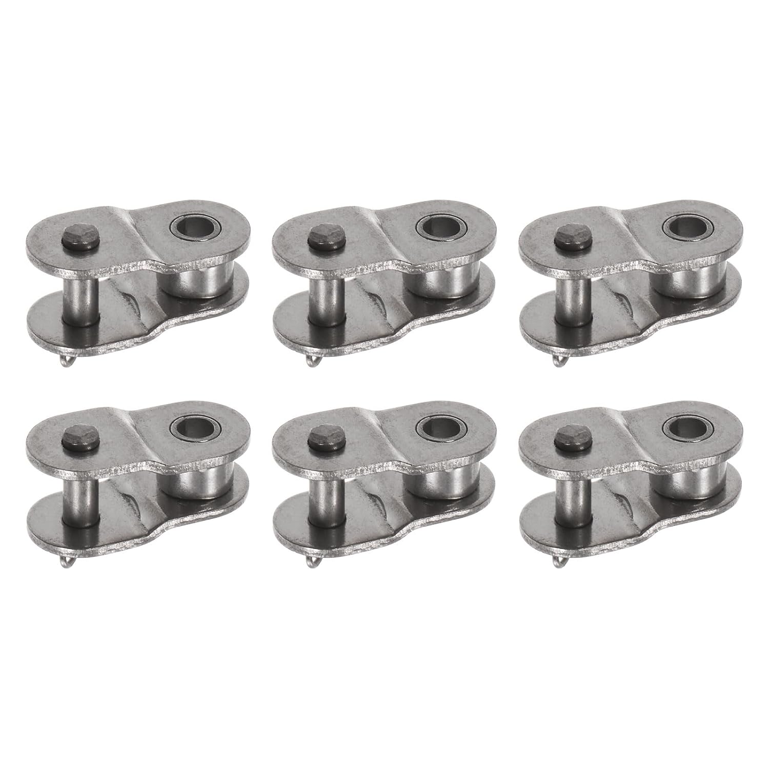 uxcell 6Pcs Chain Offset Half Link Roller 8mm Pitch Stainless Steel ...