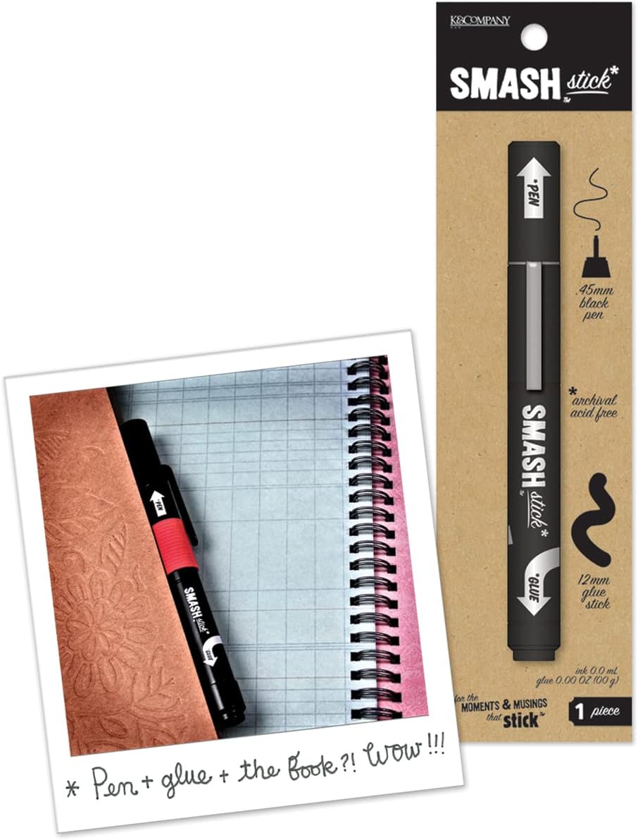 Amazon.com: Smash Stick Glue and Pen Combo [Set of 3] Color: Black