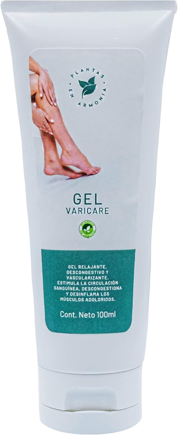 Plantas en Armonía | Gel Para Piernas y Pies | Varicare - 100ml | Gel ...