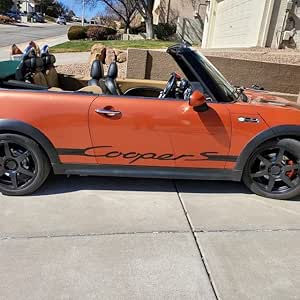 Amazon.com - NE Graphix Vinyl Side Stripe Decals for Mini Cooper S ...