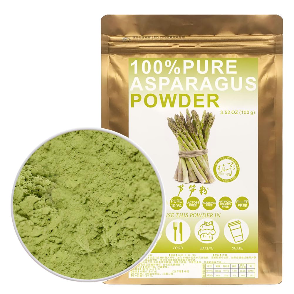 Amazon.com : 100% Natural Pure Asparagus Powder 100g/3.52oz 芦笋粉 For ...