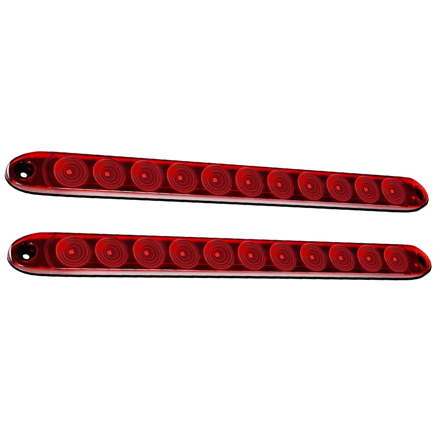 Amazon.com: AOXLFU 2pcs 16" inch 11 LED Sealed Red Trailer Light Bar ...