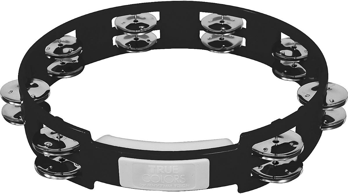 Rhythm tech Tc-4010 True colors 8 pares sonajas dobles acero-negra ...