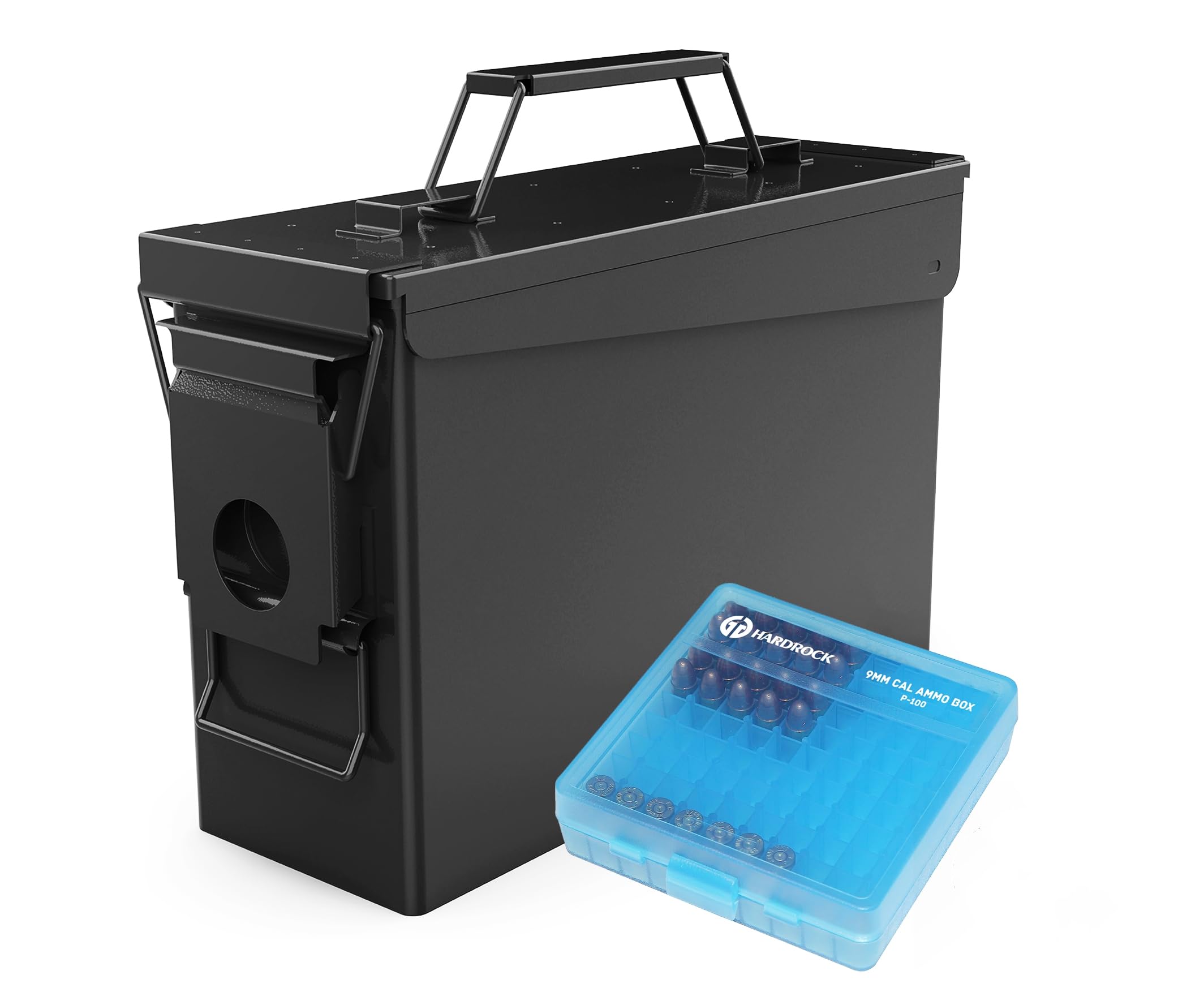 Snapklik.com : PATRON 30 Cal Ammo Can Metal 9mm Ammo Box Storage Crate ...