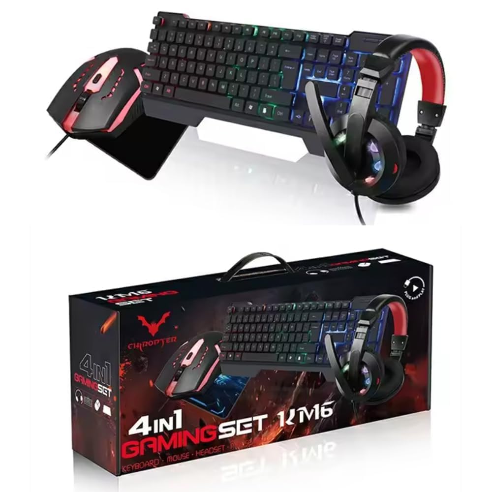 Amazon.in: Buy Entwino Gaming Combo 4-in-1: RGB Keyboard, DPI ...