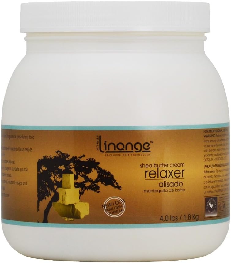 Linange Shea Butter Cream Relaxer 4 lbs /1.8 kg : Amazon.ca: Beauty ...