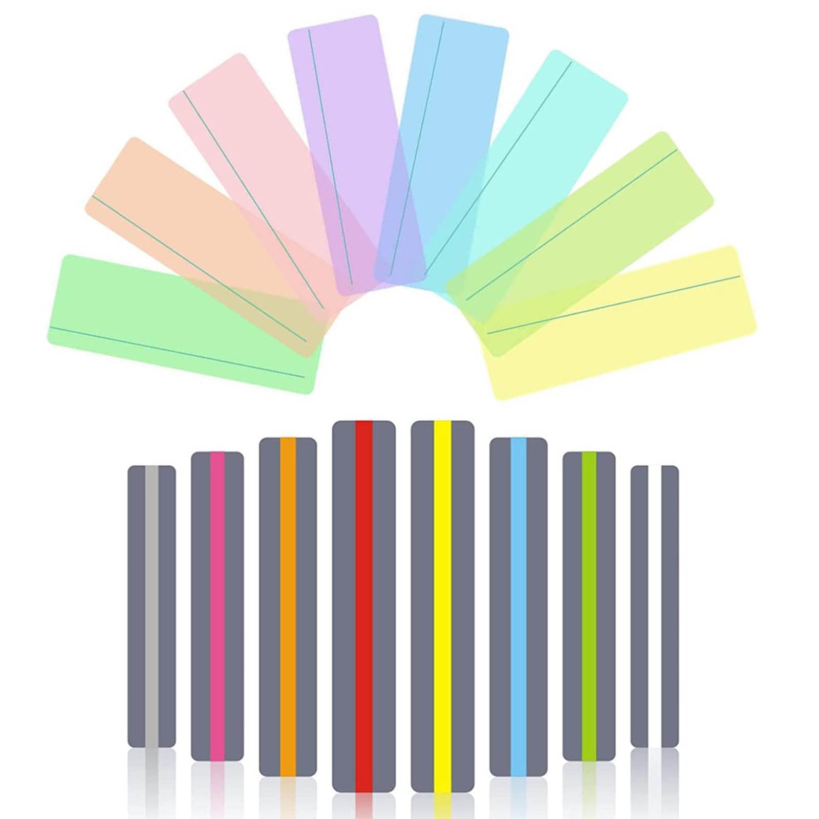 Buy Dyslexia Aids,16 Pcs Dyslexia Overlays,Guided Reading Strips ...
