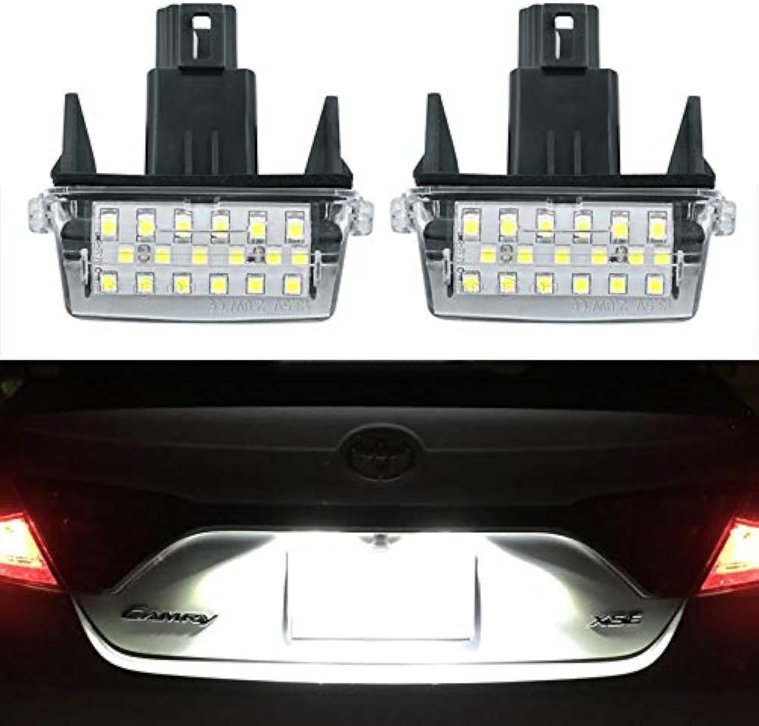 Amazon.com: VIPMOTOZ Full LED License Plate Light For Toyota Prius V ...