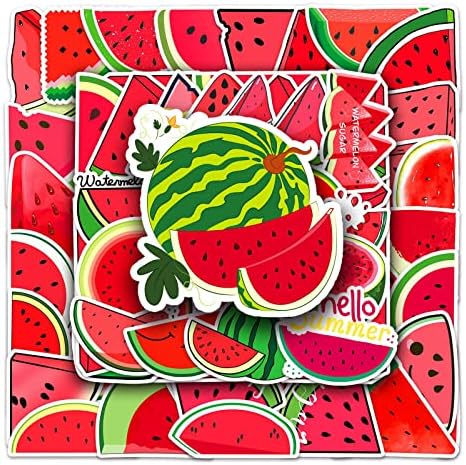 Amazon.com: Watermelon Stickers Cute Fruits Waterproof Bumper Vinyl ...