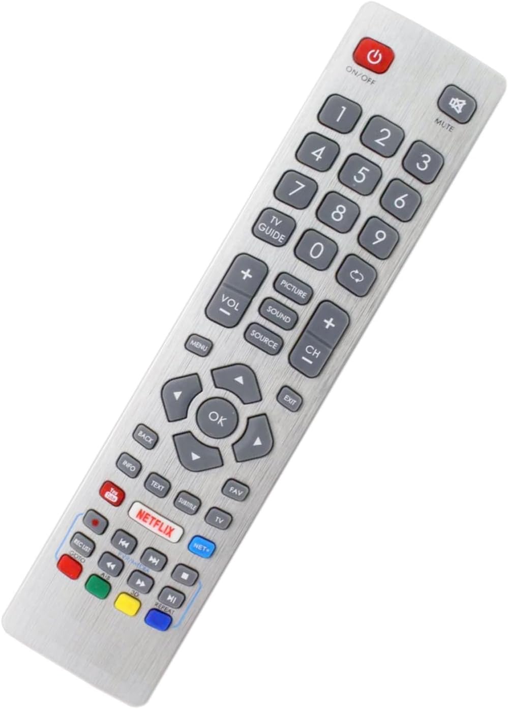 Generic Replacement for Sharp SHW/RMC/0115 TV Remote Control fits Sharp ...