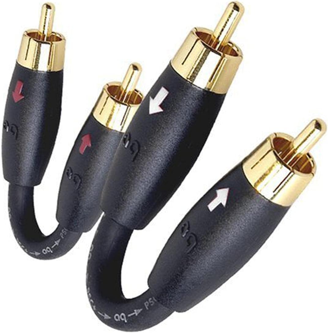 Amazon.com: AudioQuest RCA Male-to-Male Preamp Jumpers-2 pack : Electronics