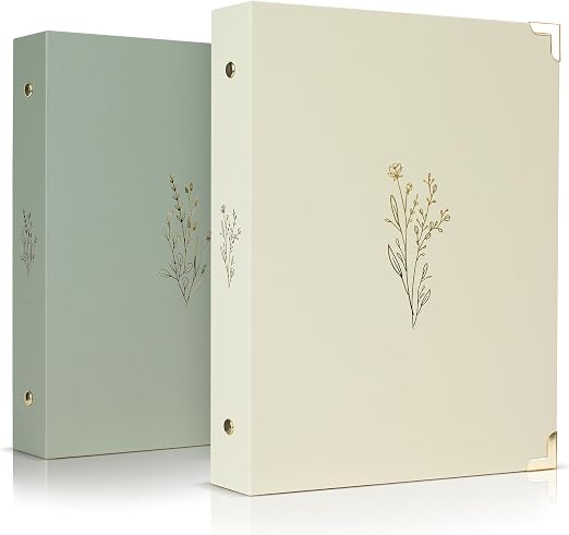 ZICOTO Aesthetic 6 Ring A5 Binder Set of 2 - The Perfect 1 Inch Planner ...